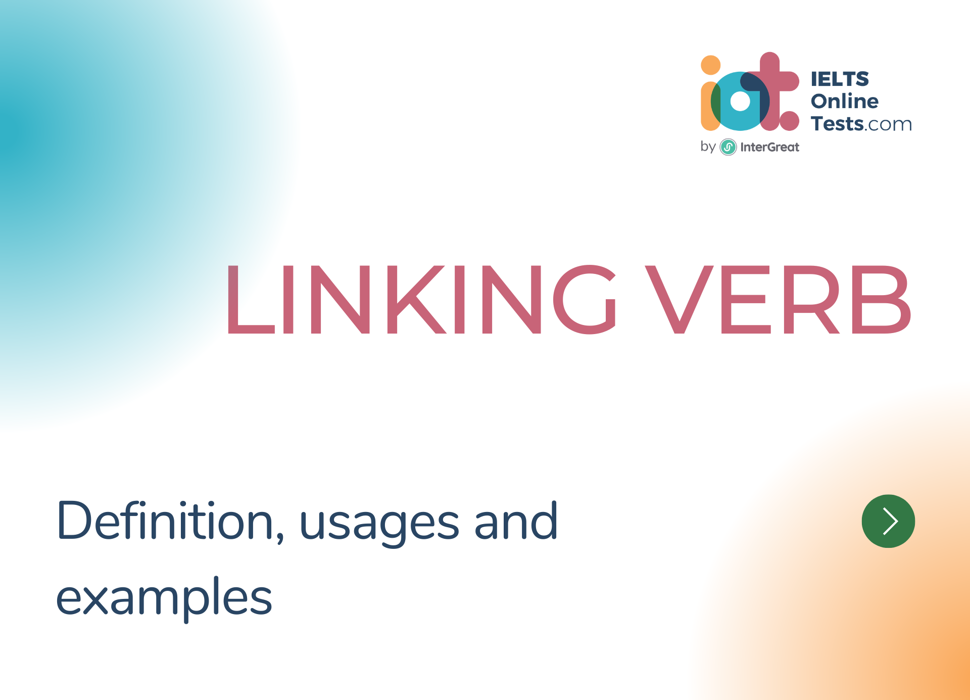  Linking Verb Definition And Examples IELTS Online Tests